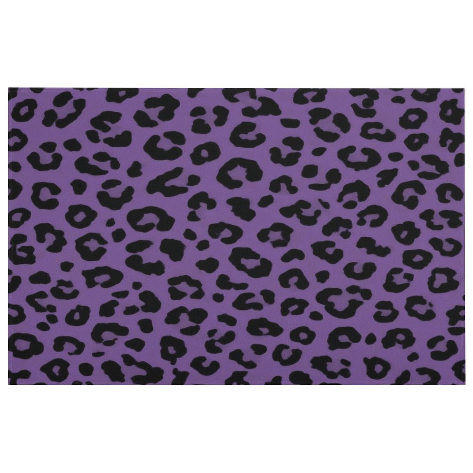 Purple Leopard Print Pattern Adult Home Decor Bedroom Living Room ...