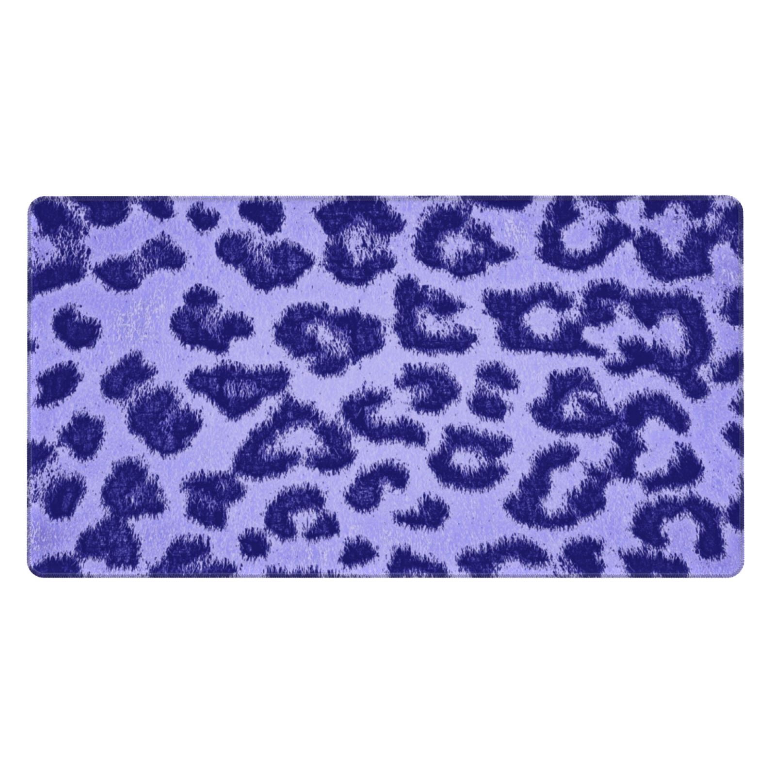 Purple Leopard Print Skin Fur Mousepad Large Mouse Pad Desk Pad ...
