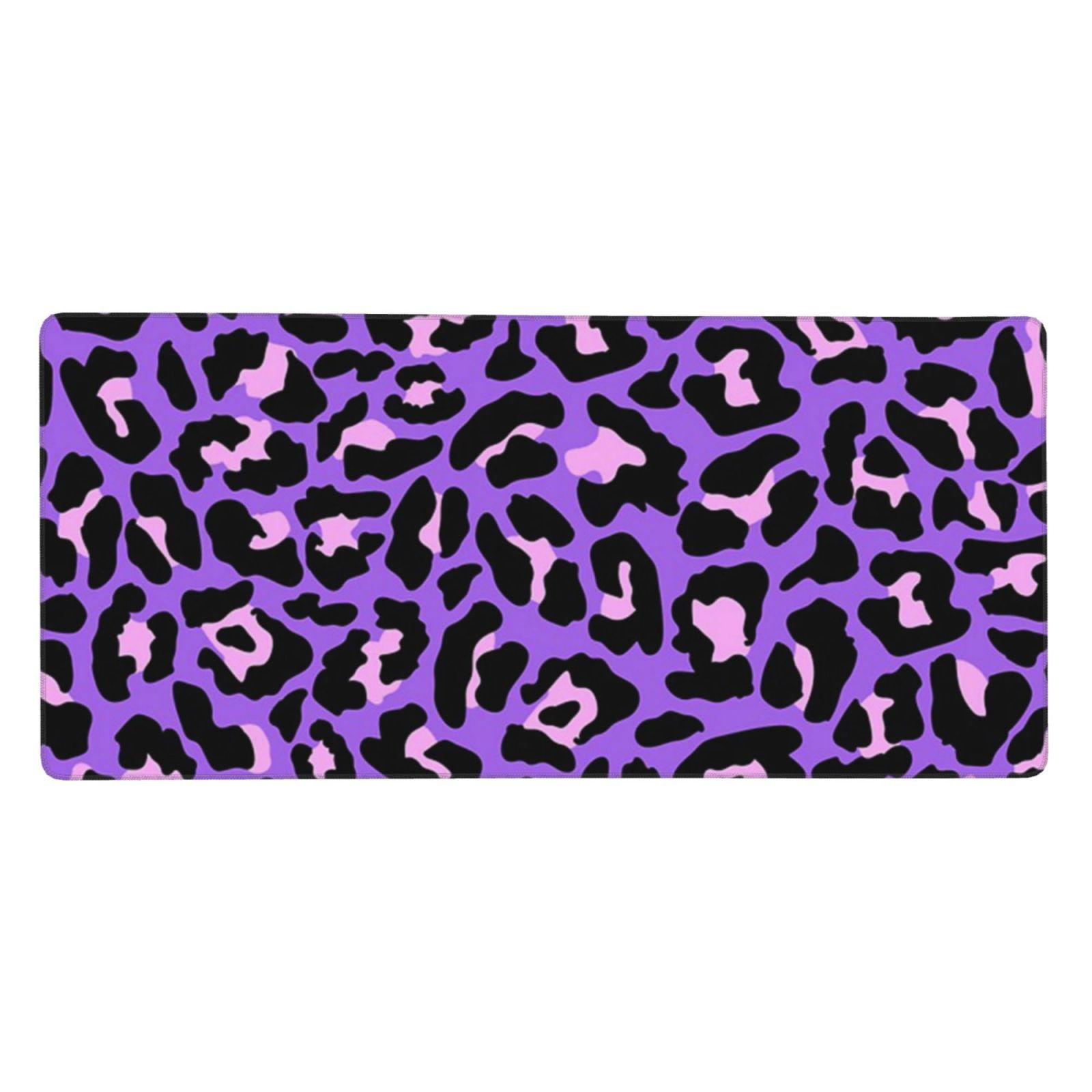 Purple Leopard Print Mousepad Large Mouse Pad Desk Pad Computer ...
