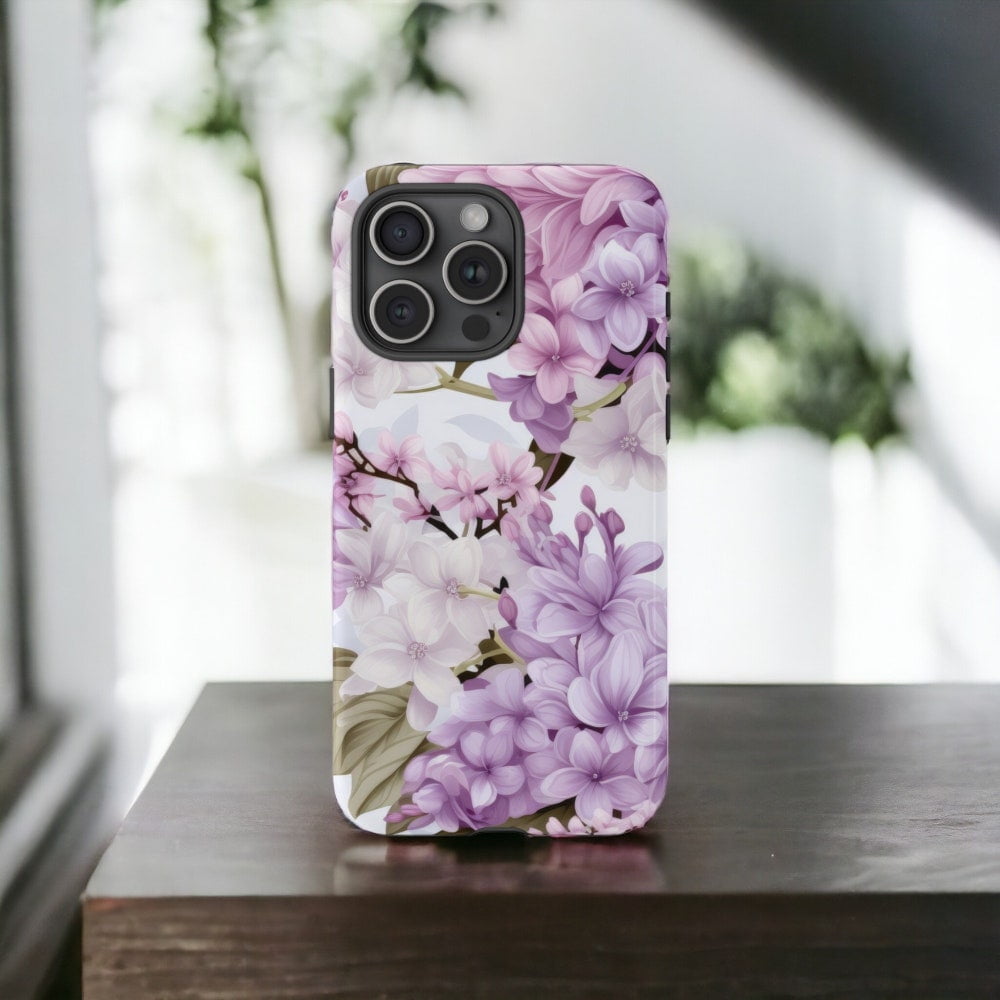 Purple Lilac Flowers Spring Victorian Phone Case for 17 16 15 14 13 12 ...