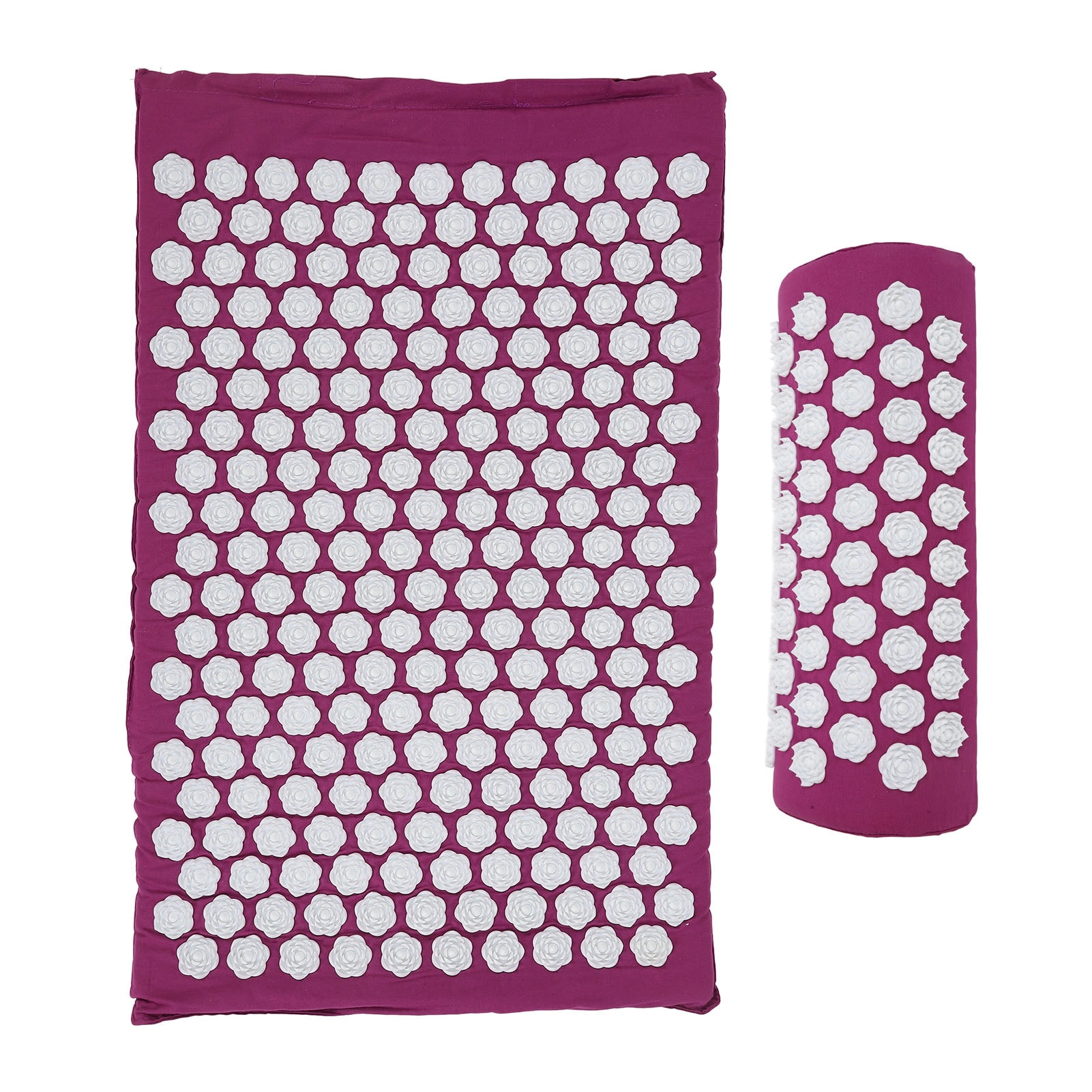 Purple Massage Pad for Muscle Relaxation, Reduces Neck, Back, Shoulder ...