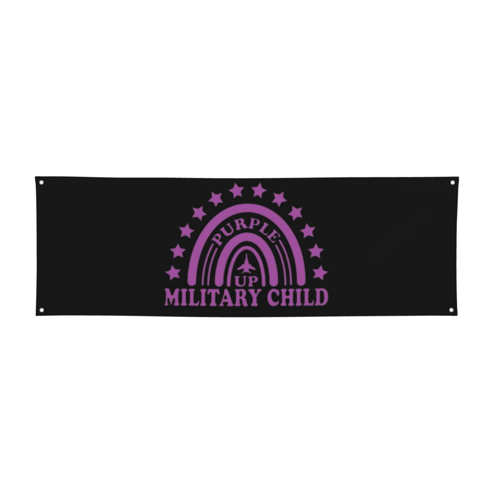 Purple Up Military Ki-ds Military Ch-ild Month Large Banner Party ...