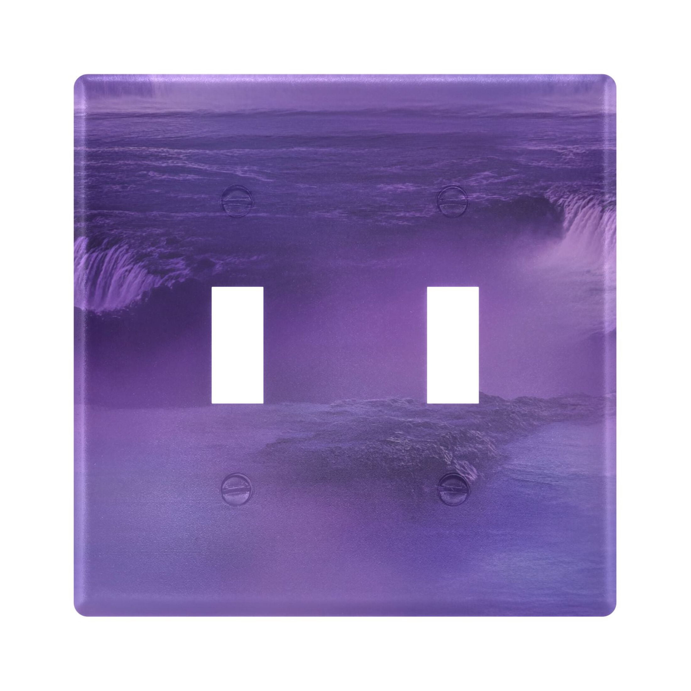 Purple Mist Decorative Light Switch Plates Switch Cover Decorative Wall ...