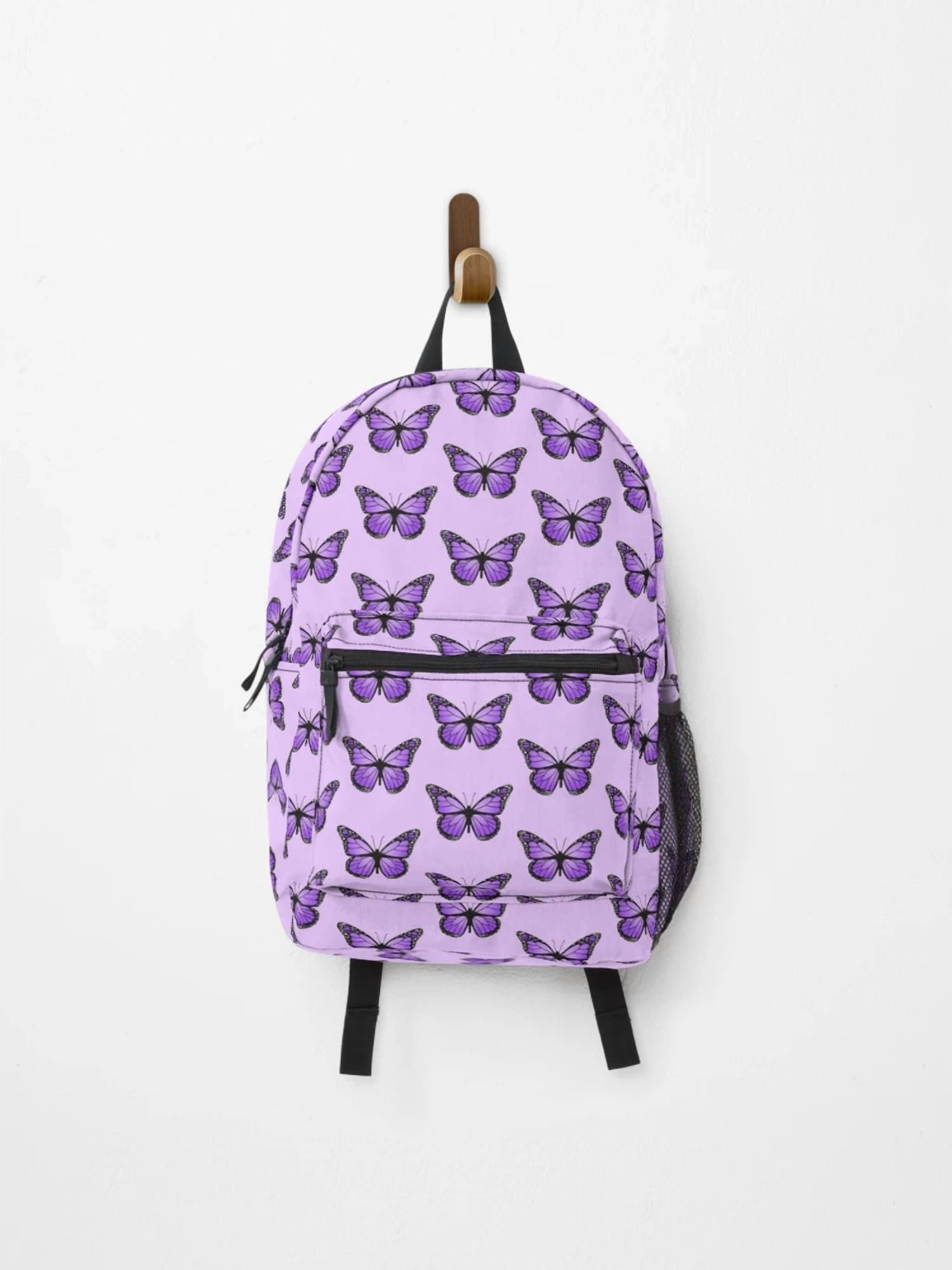 Purple Monarch Butterfly Backpack, Back To School Backpack - Walmart.com