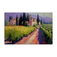 Purple Mountains Village Canvas Wall Art, design by Annabelle Hall ...