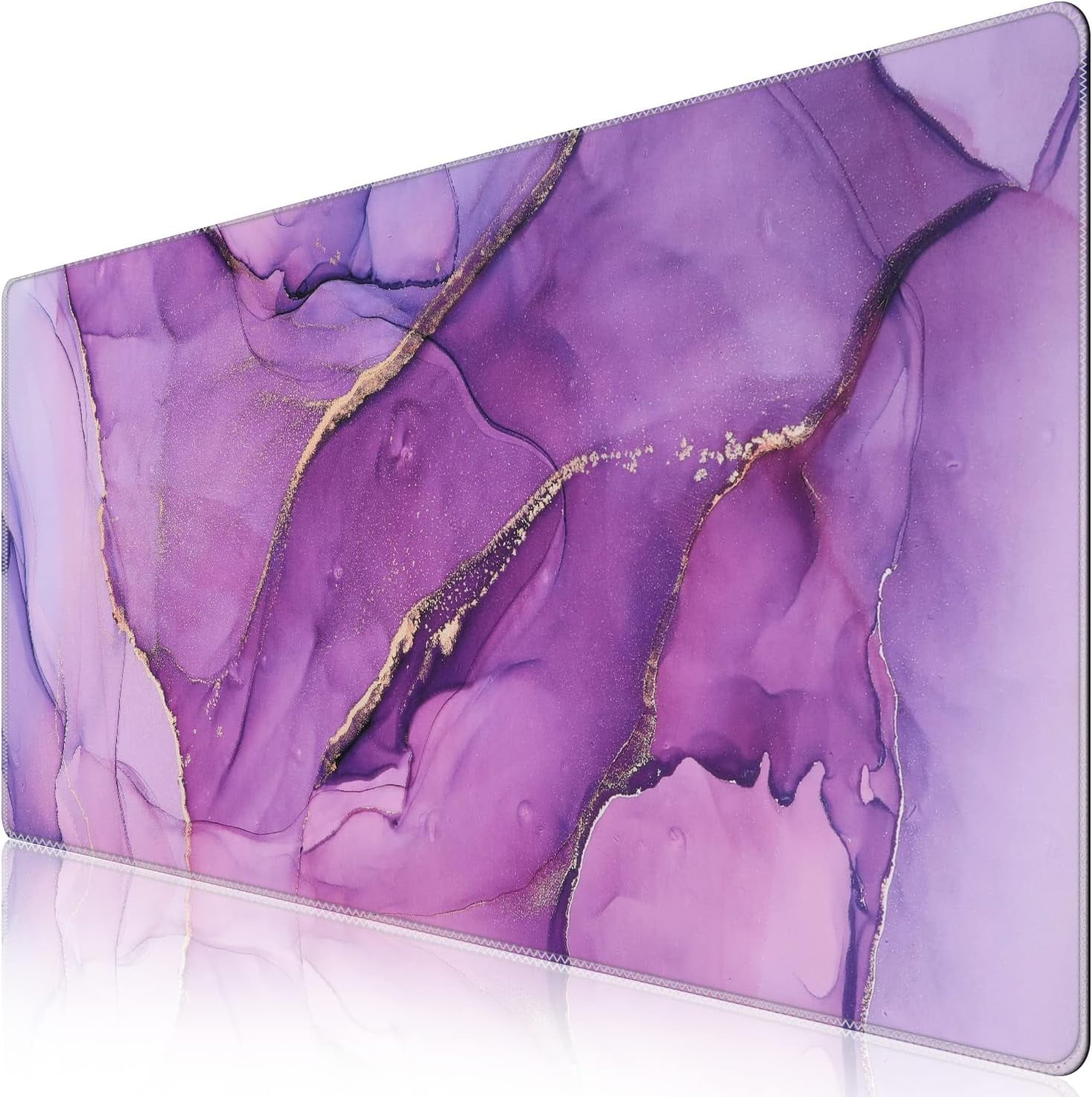 Purple Mouse Pad, XXL Large Extended Gaming Mouse Pad, 3mm Non-Slip ...