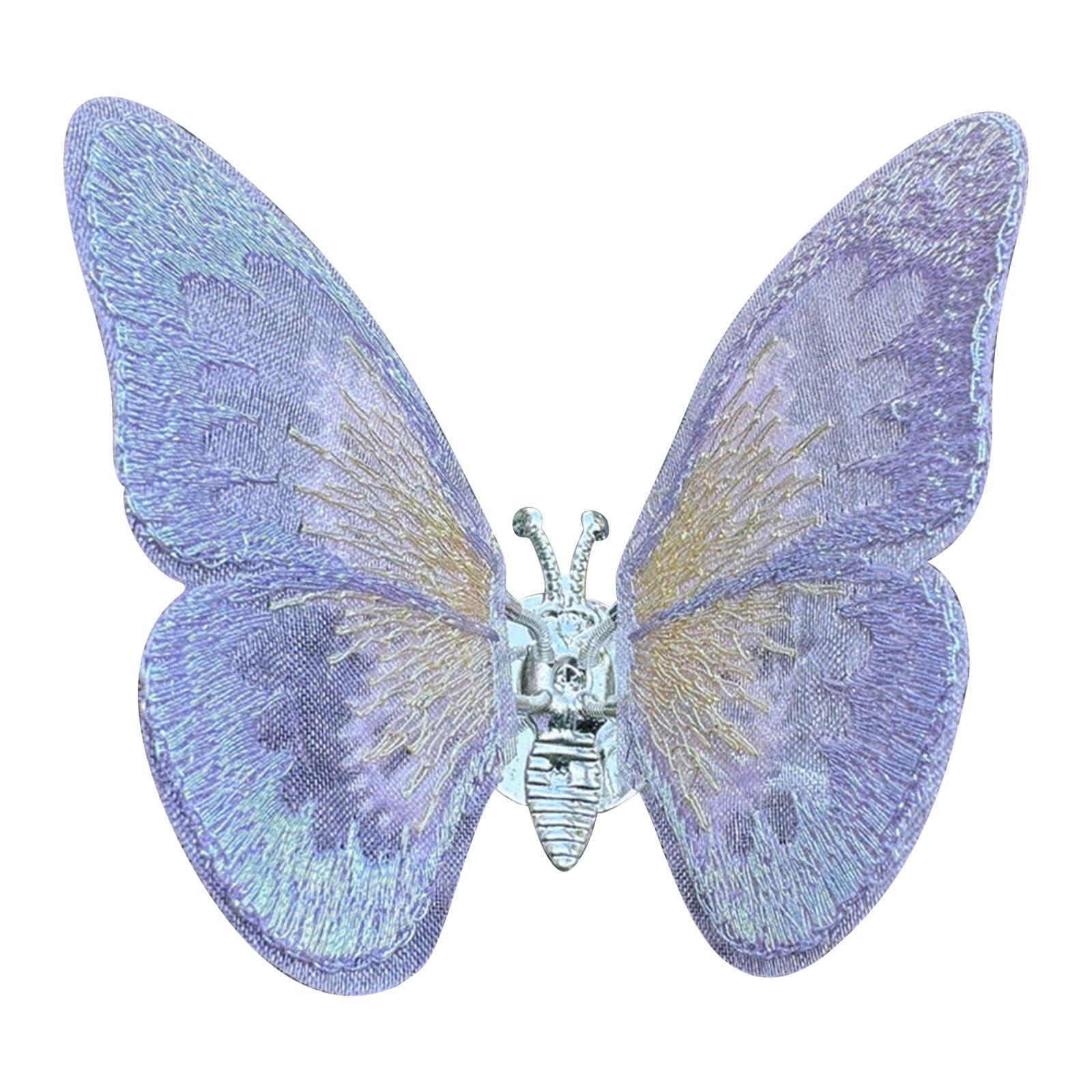 Purple Moving Butterfly Car Air Vent Decoration Ornament Alloy With ...