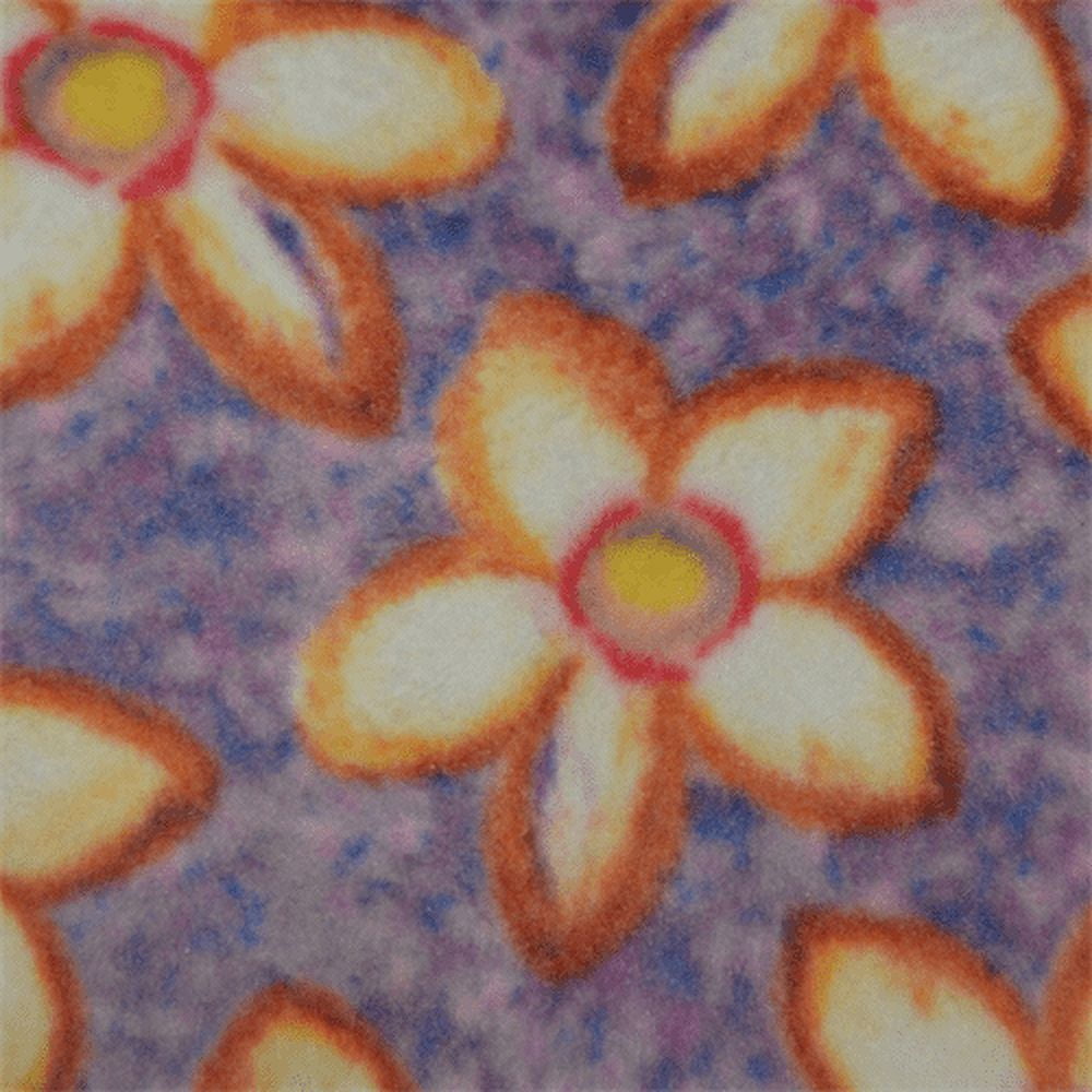 Purple Multi Floral Fleece, Fabric By the Yard - Walmart.com