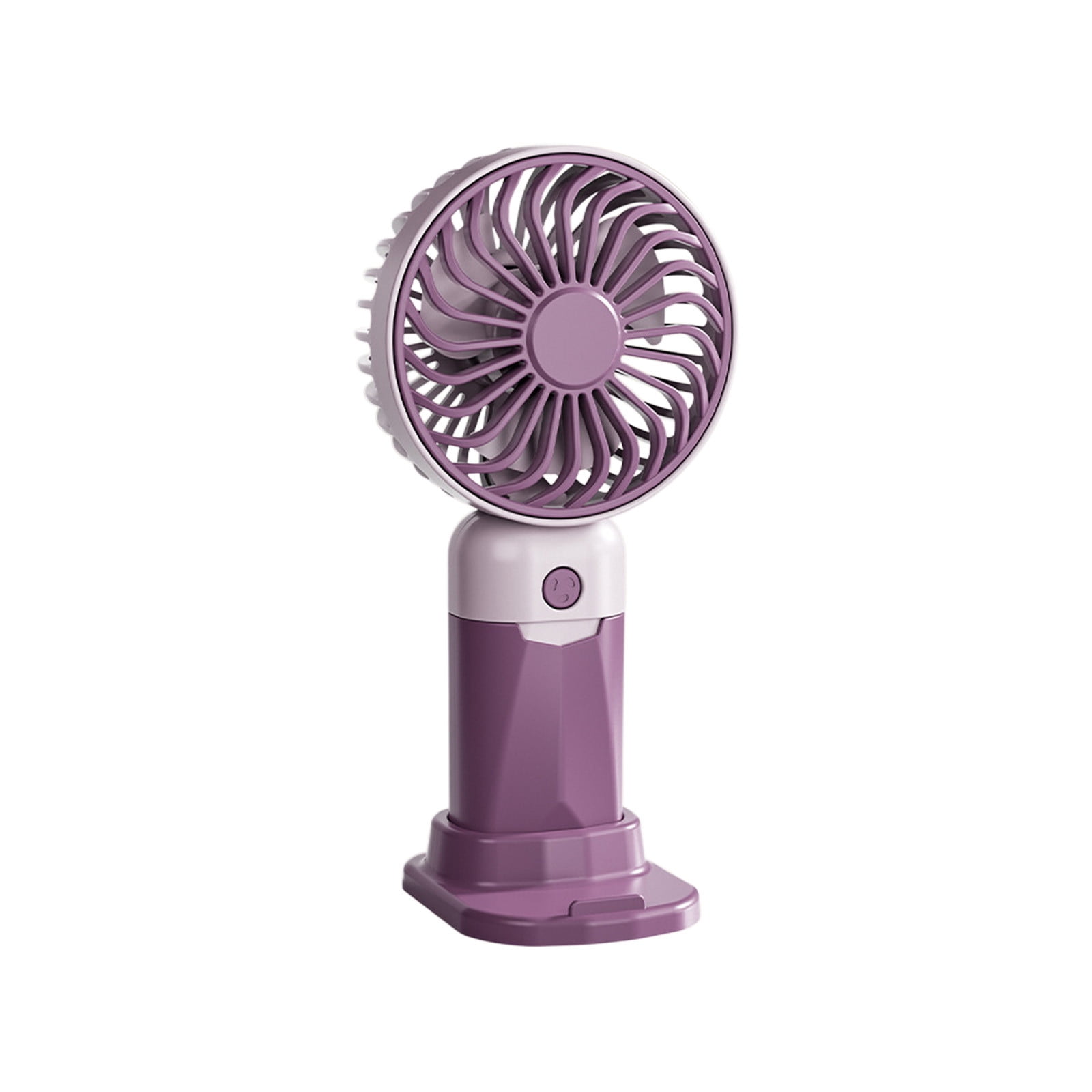 Purple Multipurpose Usb Charged Handheld Fan Detachable Stand For ...