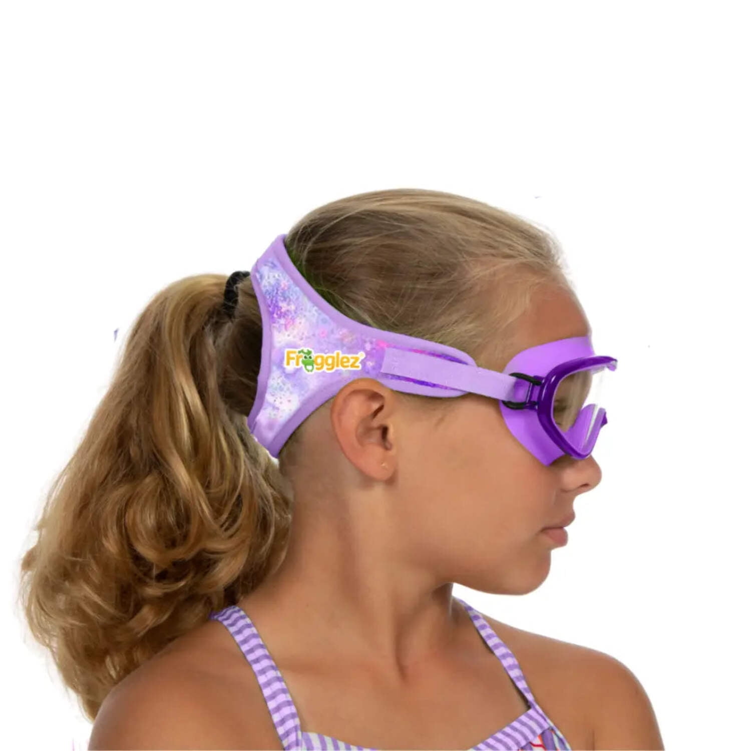 Frogglez Purple Navigatorz Kids Swim Mask Ages 4-10 - Walmart.com