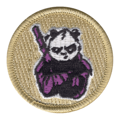 Purple Ninja Panda Patrol Patch (Sew-on) - ClassB - Walmart.com