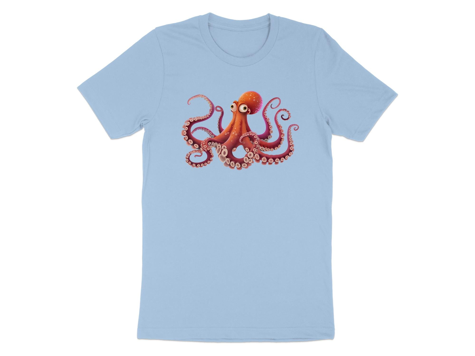 Purple Ocean Octopus Fish Sea Creature Animal Graphic Gift T-Shirt ...