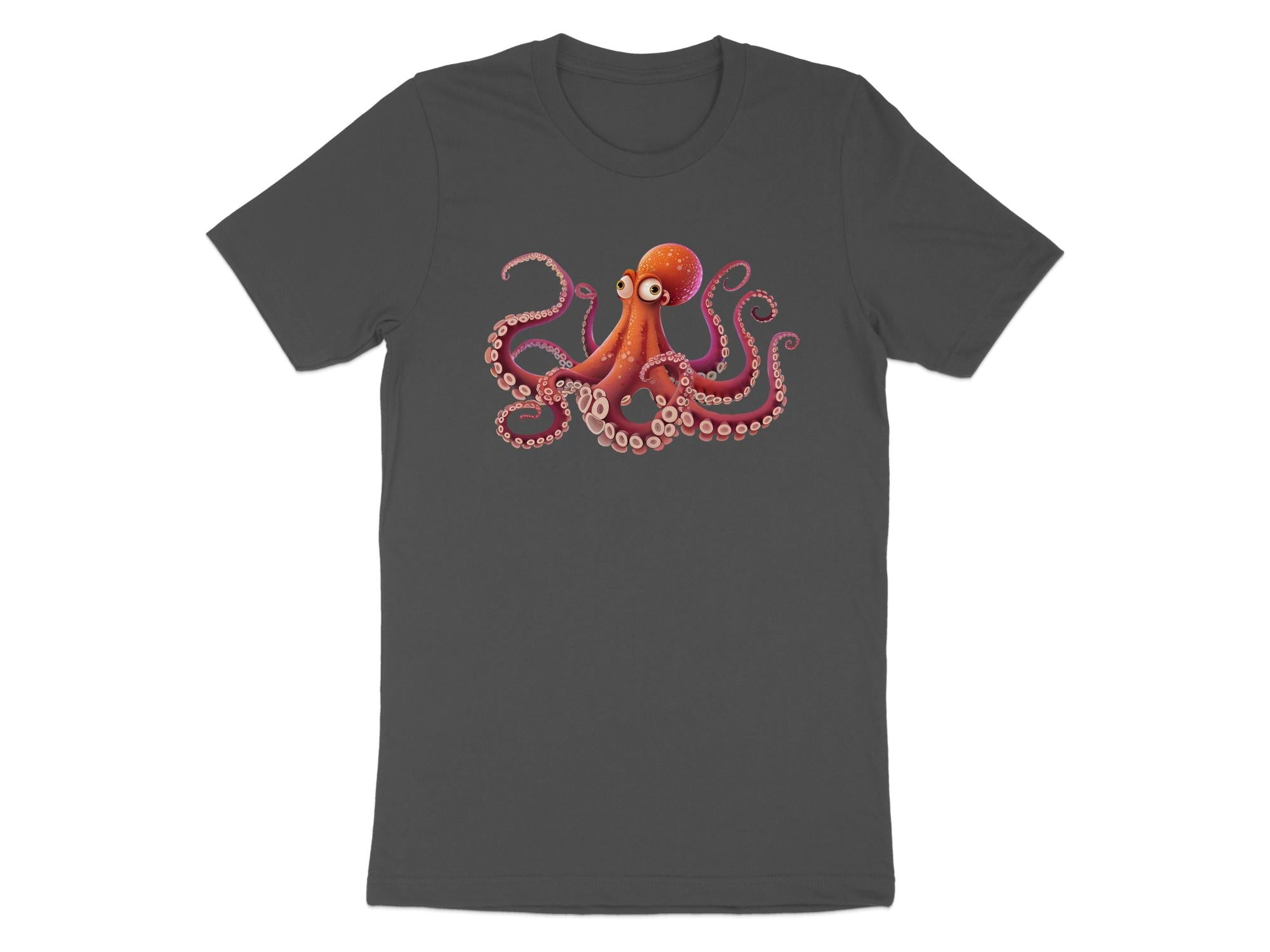 Purple Ocean Octopus Fish Sea Creature Animal Graphic Gift T-Shirt ...