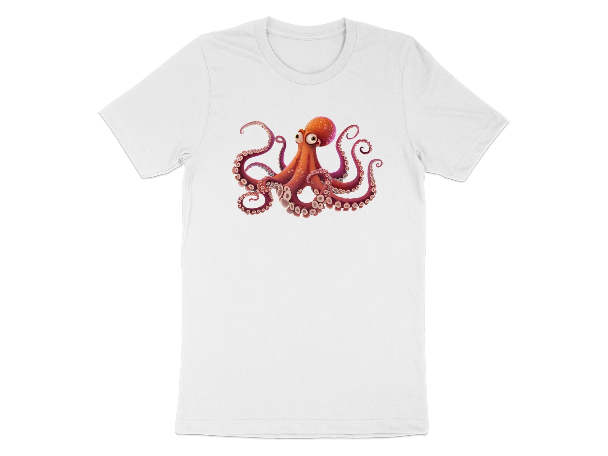 Purple Ocean Octopus Fish Sea Creature Animal Graphic Gift T-Shirt ...
