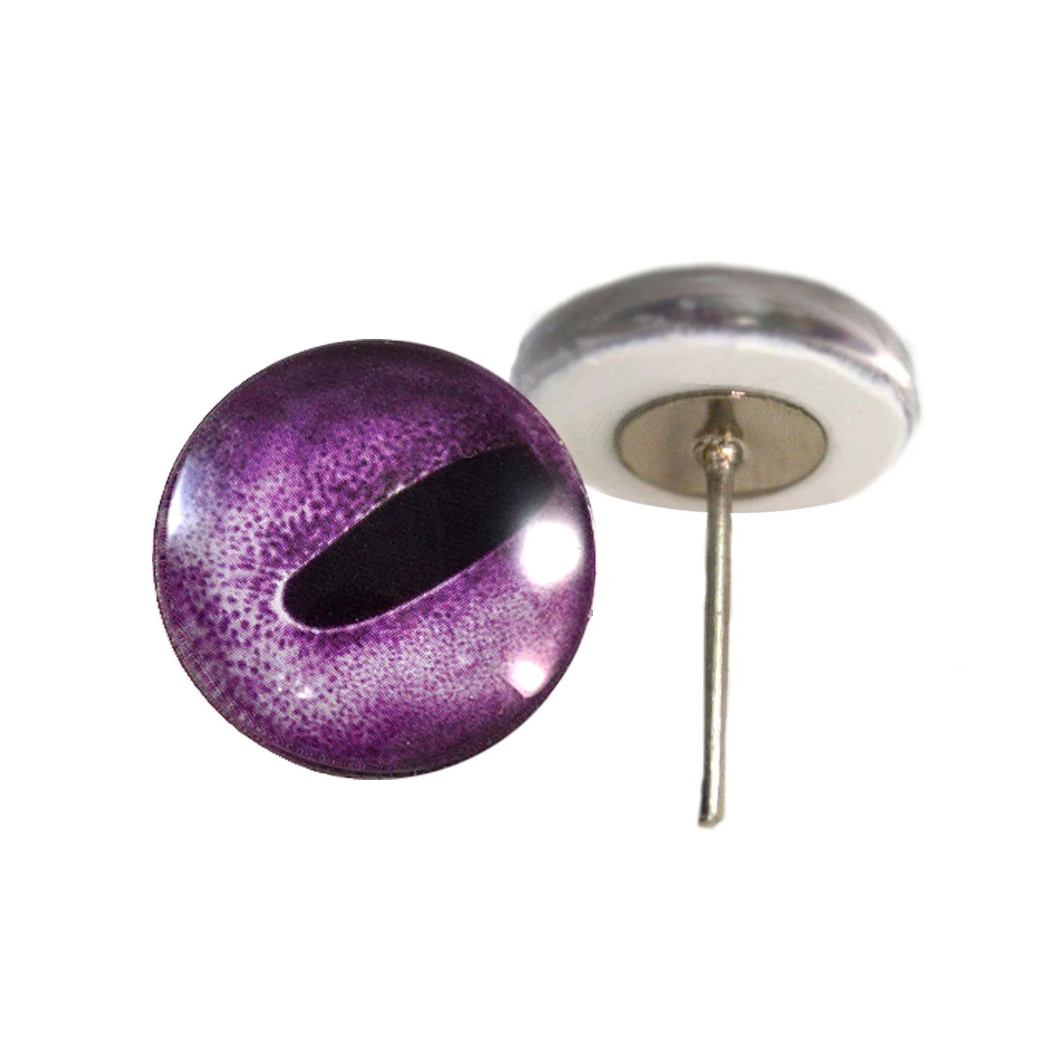 Purple Octopus Glass Eyes on Wire Pin Posts - Walmart.com
