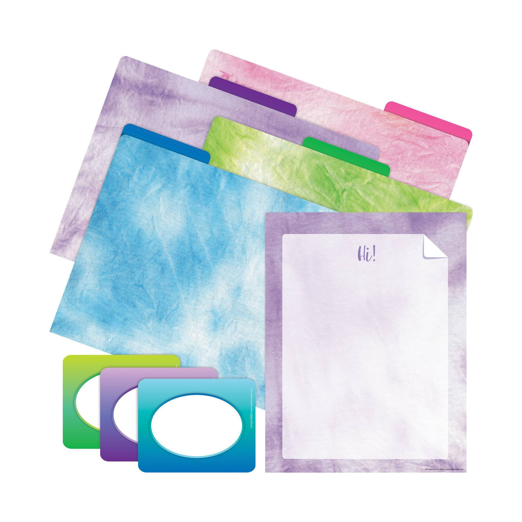 Purple Ombre Get Organized File Folders Set Multi-Design 107 per Set ...