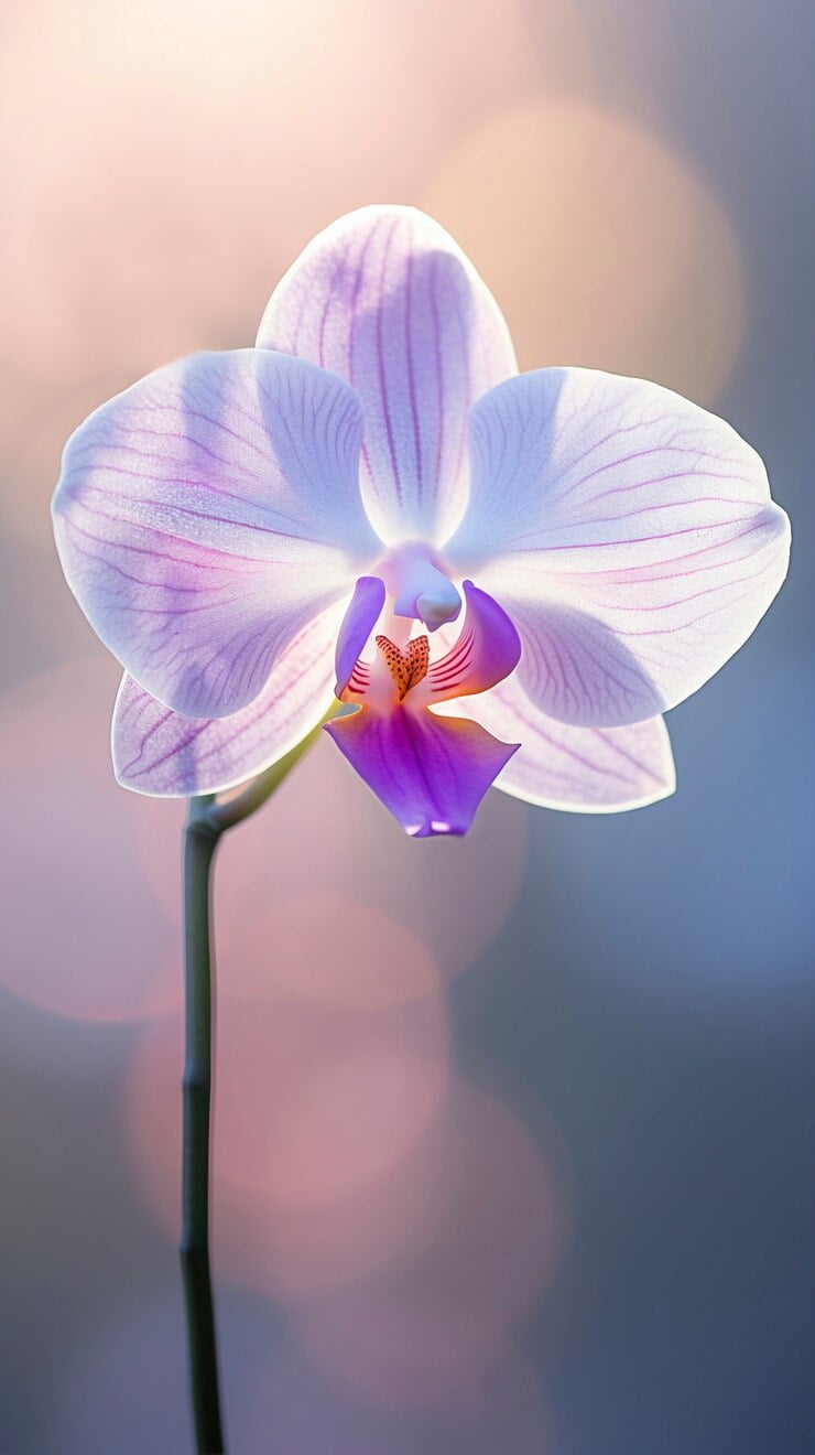 Purple Orchid Flower 1000 Piece Wooden Jigsaw Puzzle for Adults ...