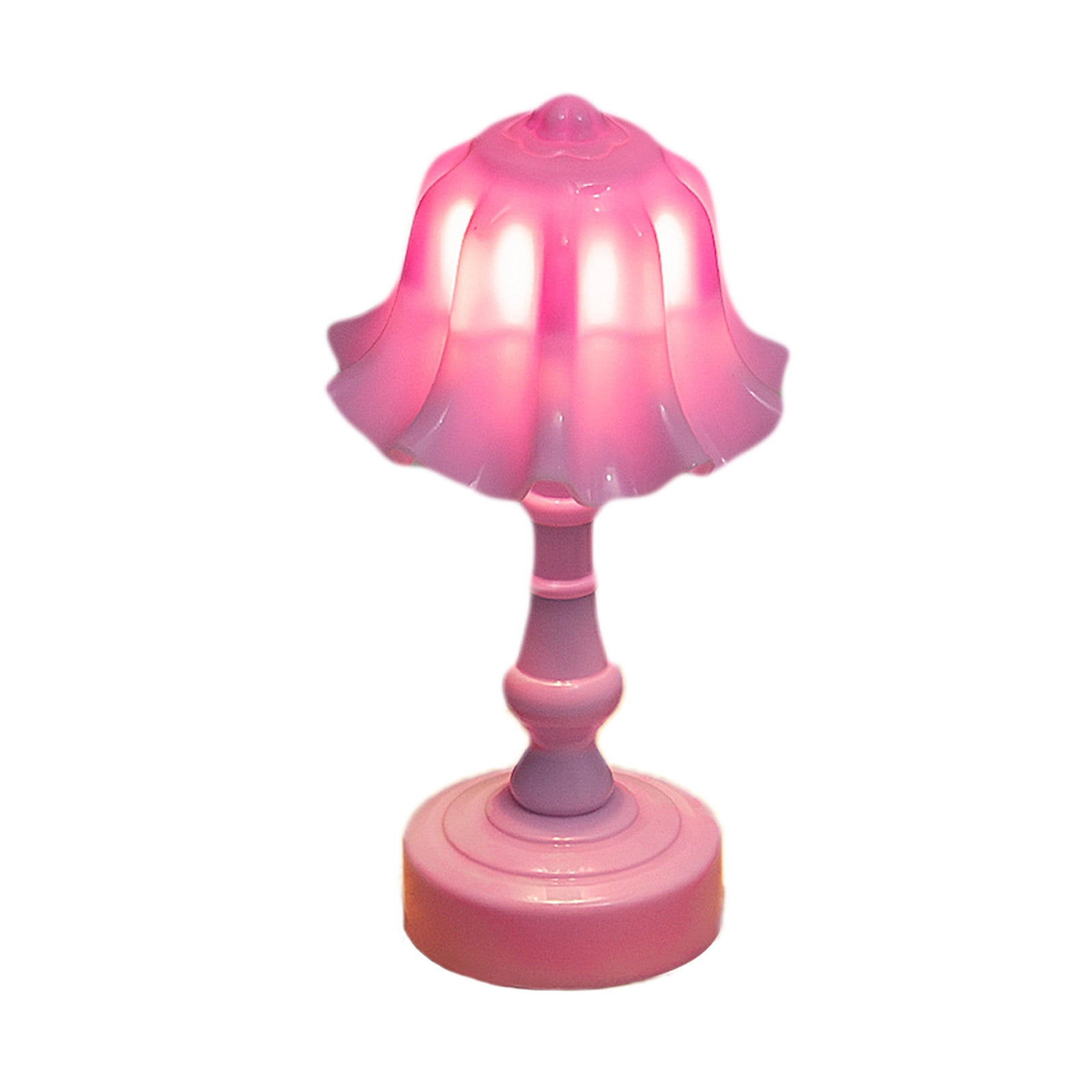 Purple Orchid Flower Style Led Lamp Battery Powered Night Light For ...