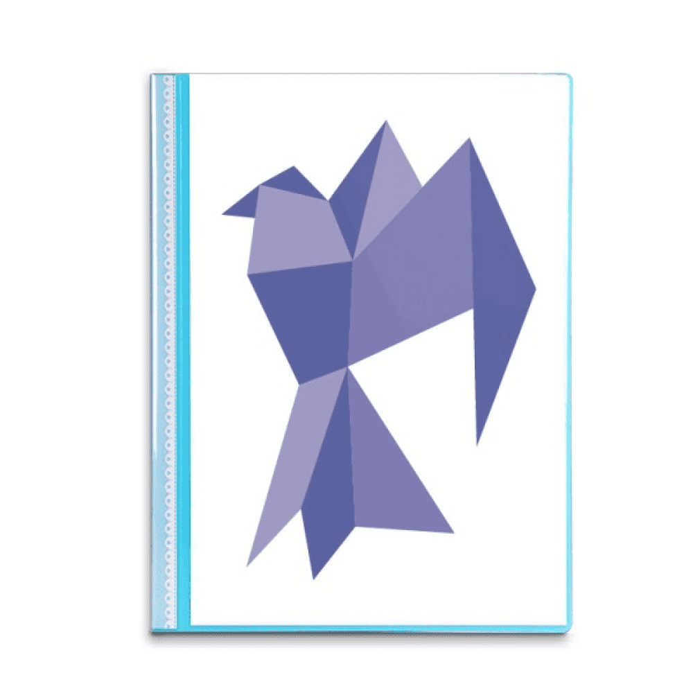 Purple Origa Pigeon Pattern Book Sheet Protectors Portfolio Binder ...