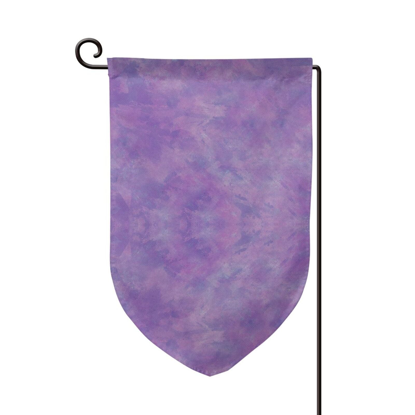 Purple Paint Garden Flag Double Sided Flags with Vivid Color for Yard ...