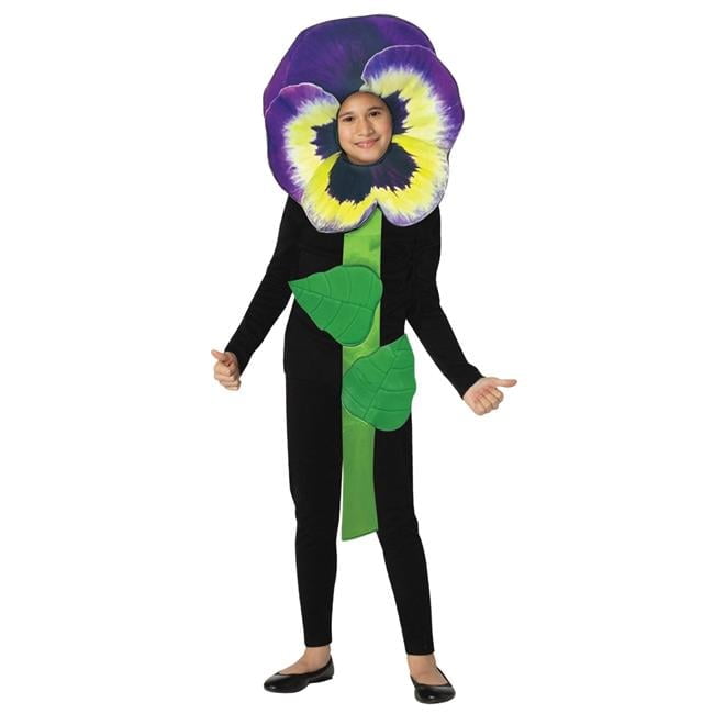 Purple Pansy Flower Adult Costume - Walmart.com