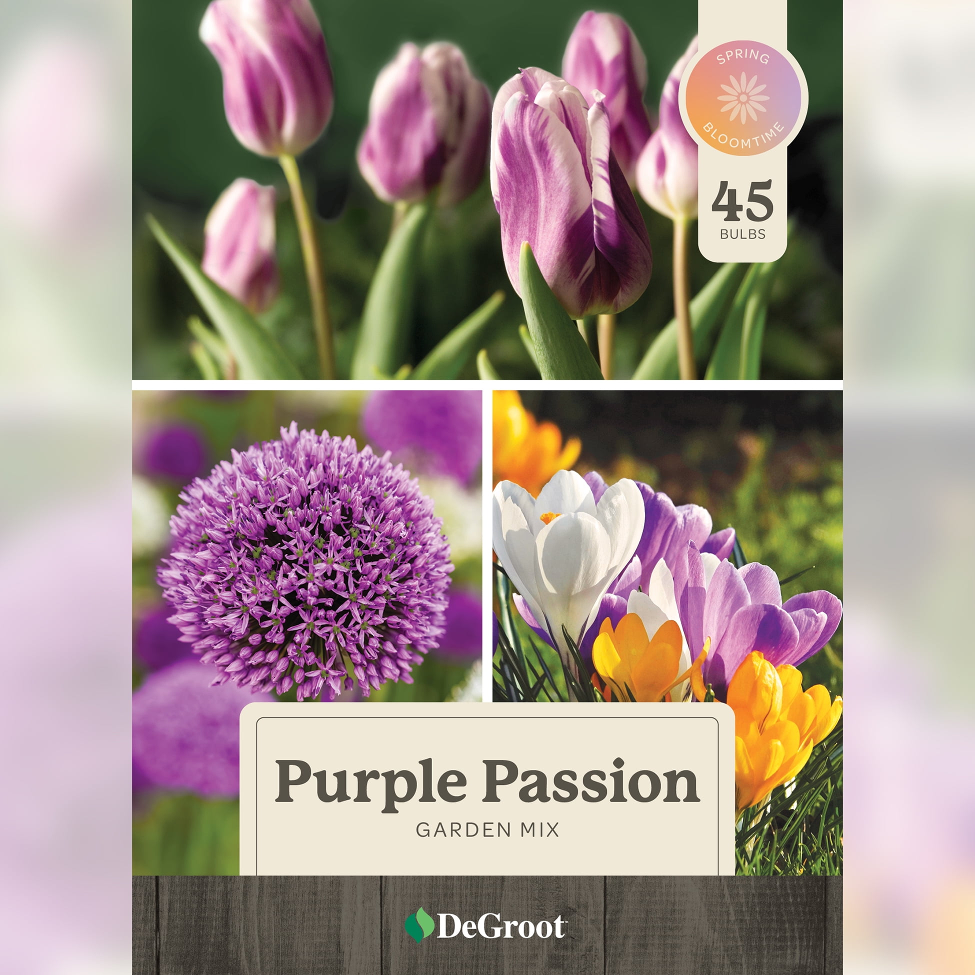 Purple Passion Garden Bulb Mix, 45 count - Walmart.com