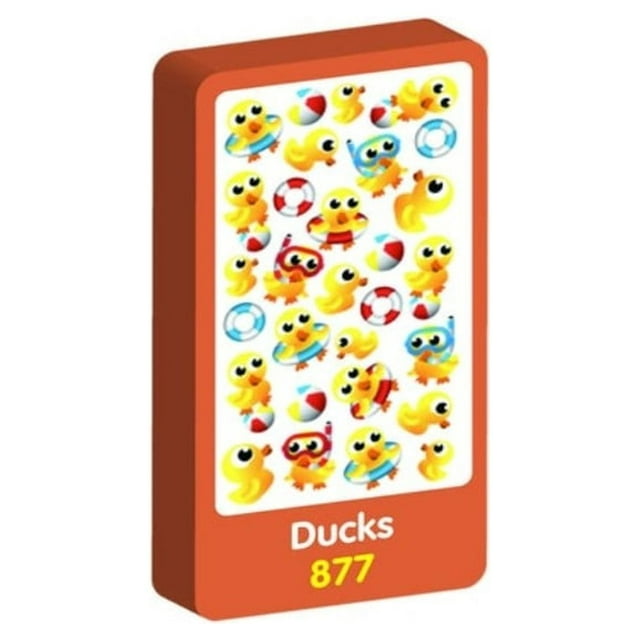 Purple Peach Wobbly Eye Ducks Stickers - Walmart.com