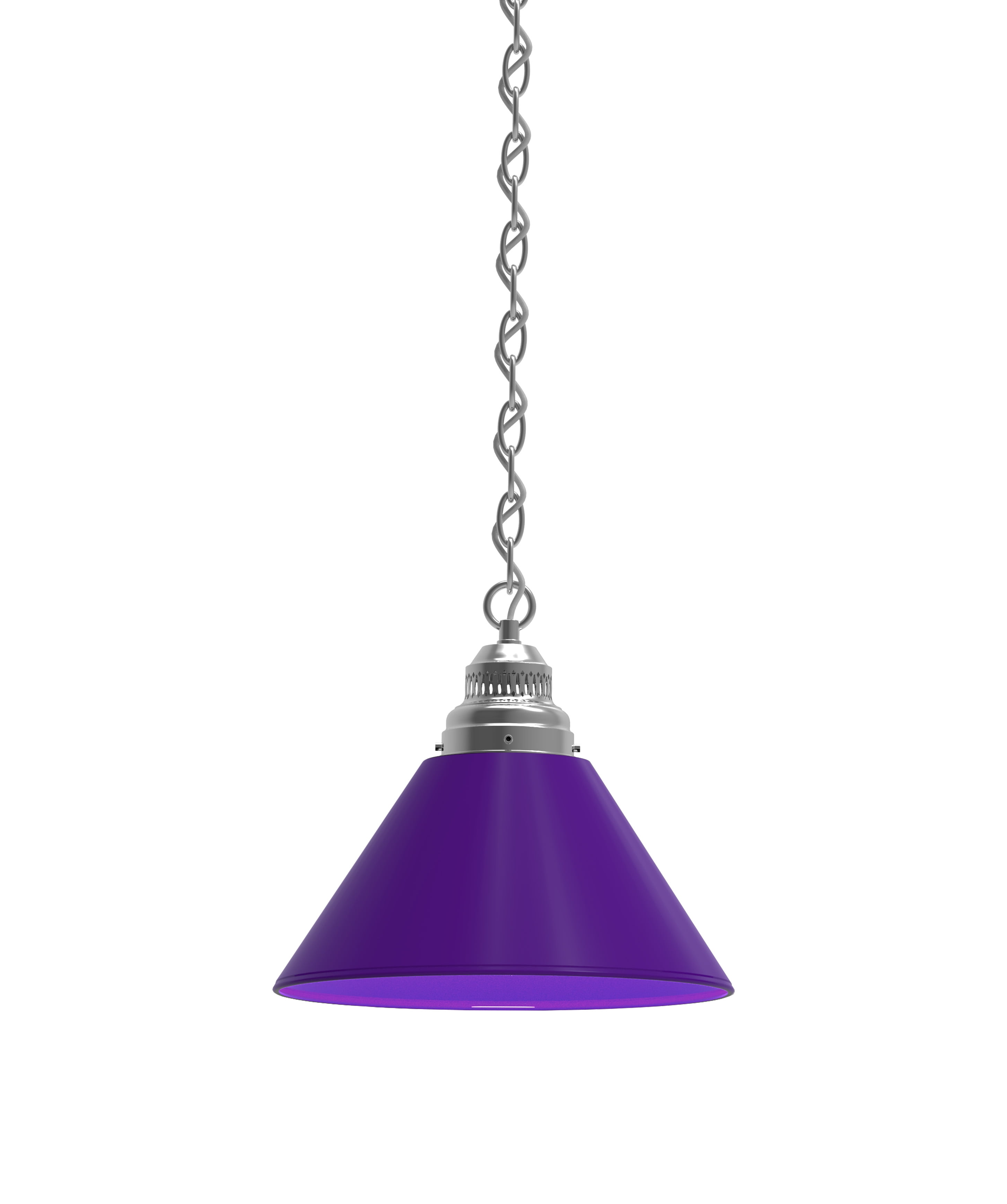 Purple Pendant Light with Chrome FIxture - Walmart.com