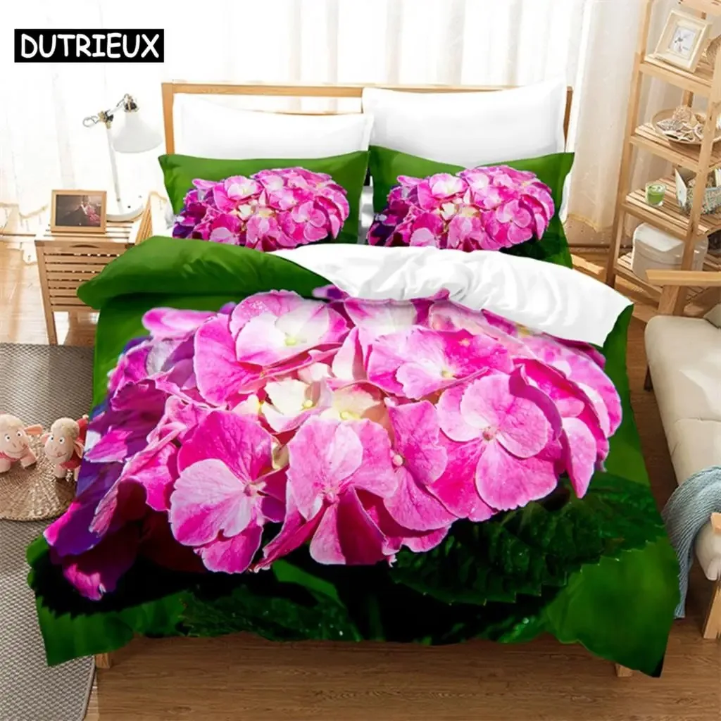 Purple Peony Bedding Set Duvet Cover Set Bedding Comforter Bedding Sets Bed Lin - Walmart.com