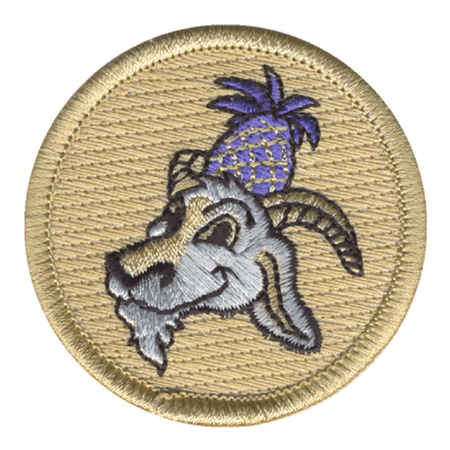 Purple Pineapple Goat Patrol Patch (Sew-on) - ClassB - Walmart.com