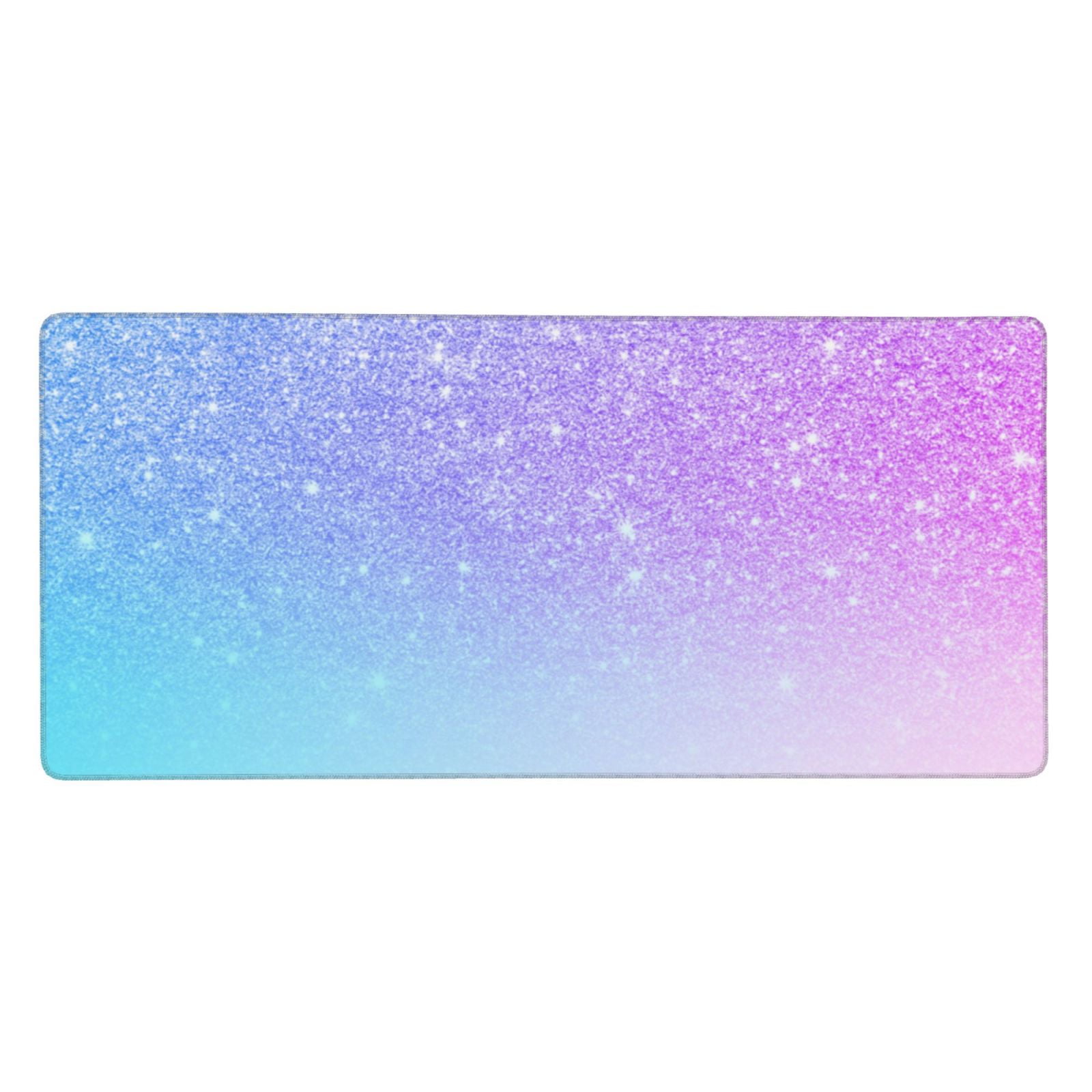 Purple Pink Glitter Ombre Blue Gradient Mousepad Large Mouse Pad Desk ...
