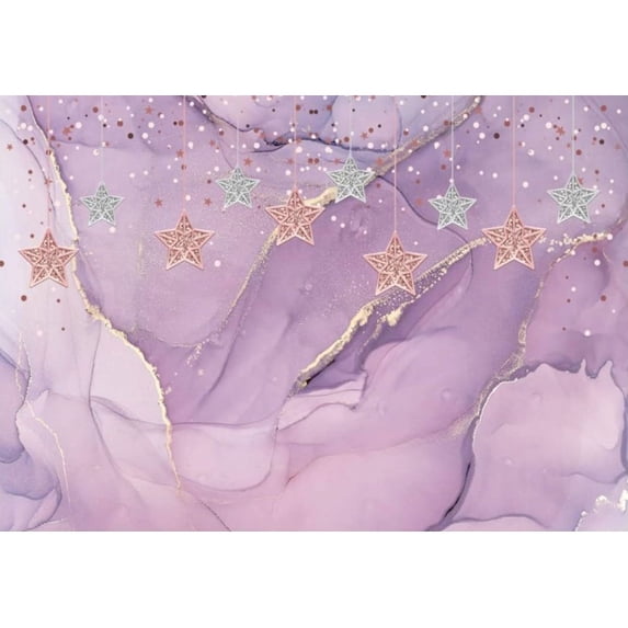 Purple Pink Marble Backdrop Silver Pink Stars r Natural Sts Texture ...