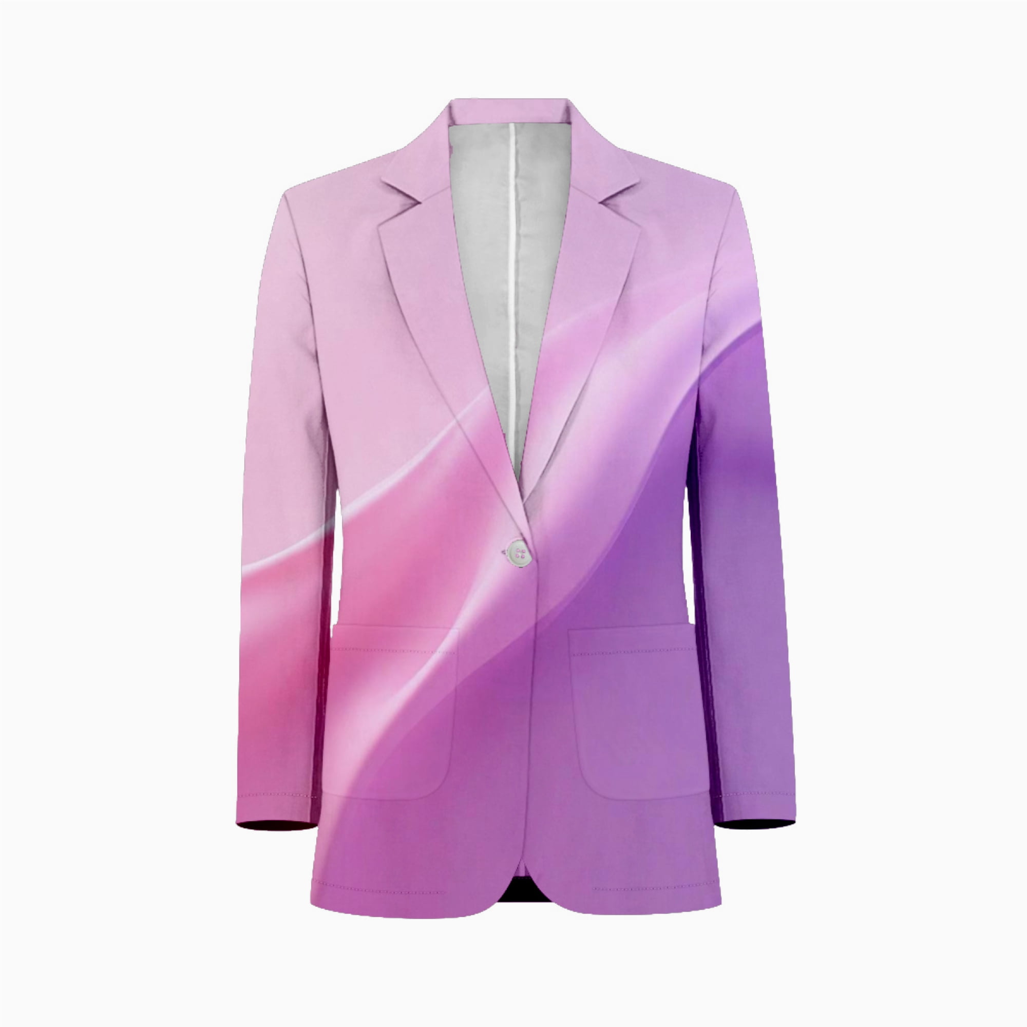 Purple Pink Modern Art Customized Men's Suits full man Shawl Collar ...