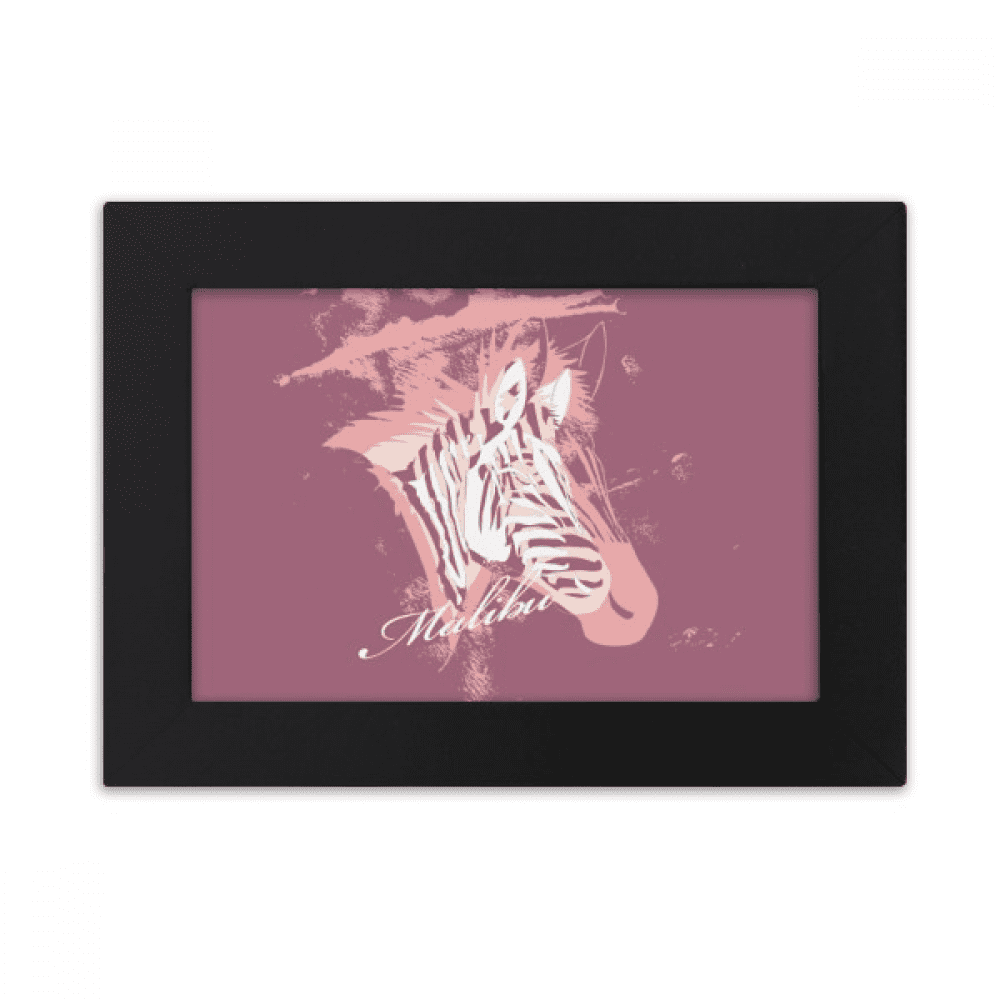 Purple Pinto Painted Animal Desktop Photo Frame Ornaments Picture Art ...