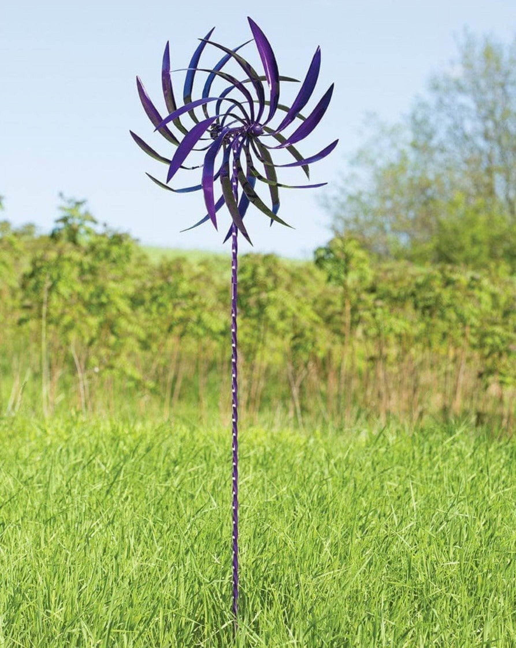Purple Pinwheel Wind Spinner 22" - Walmart.com