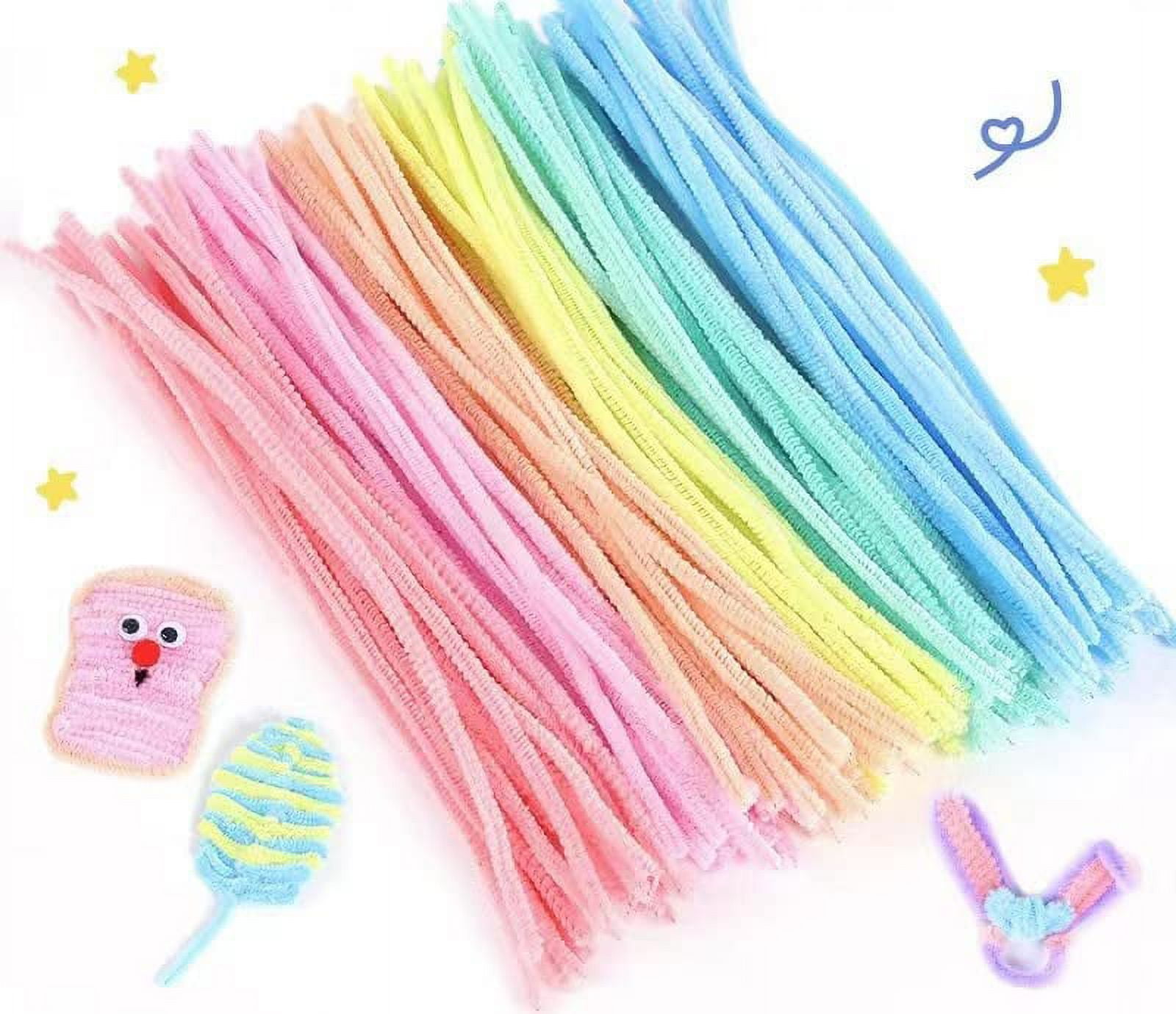 Purple Pipe Cleaners, 100psc Pipe Cleaners Craft Supplies, Chenille ...