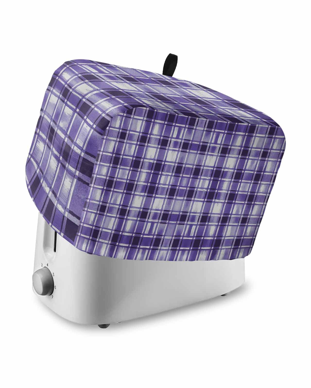 Purple Plaid Small Toaster Cover 2 Slice, Kitchen Appliance Covers ...