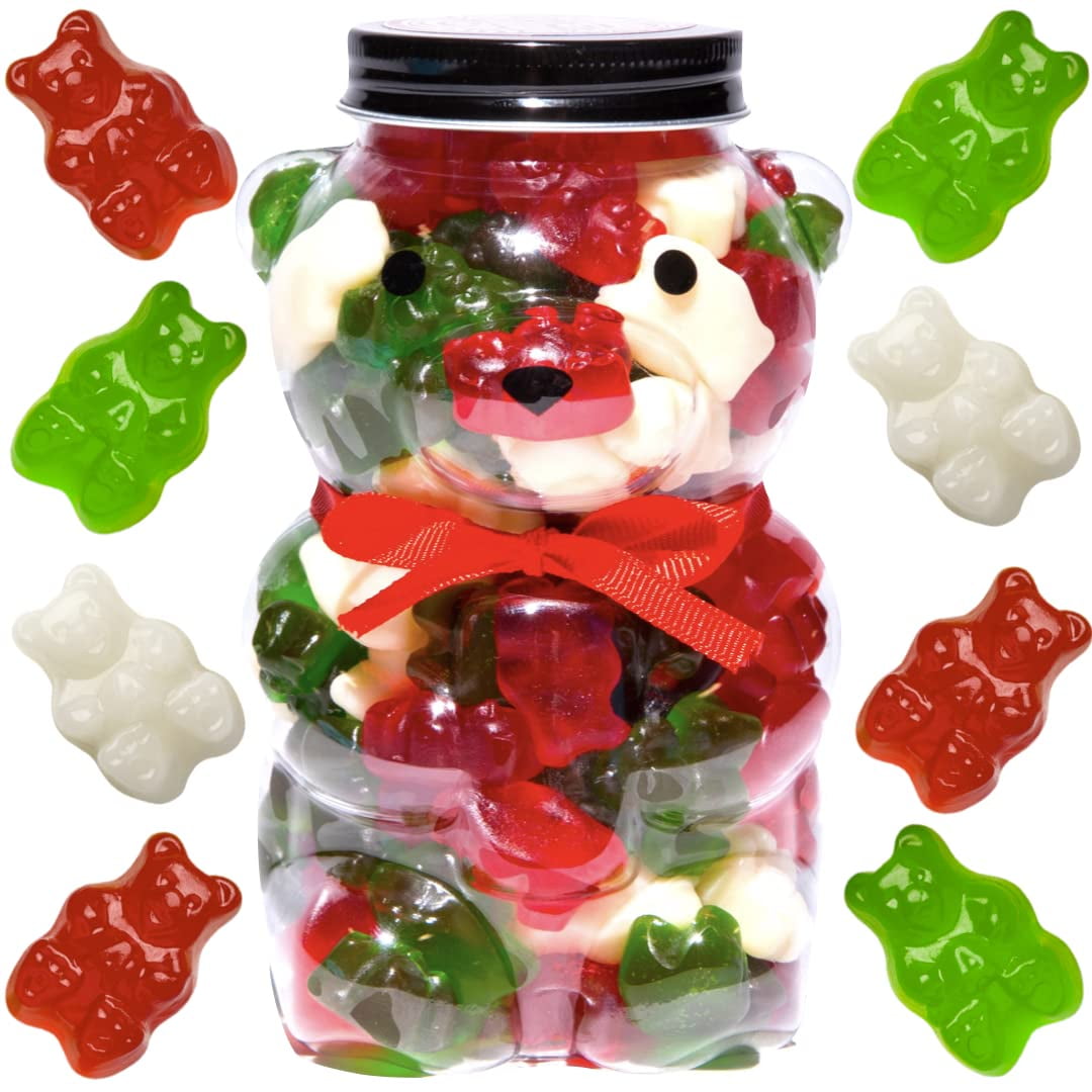 Purple Plum Holiday-Themed Gummy Bears Holiday Candy Variety Pack, 1-lb ...
