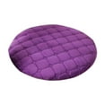 Purple Plush Round Floor Cushion With Soft Flock Surface For Tatami ...