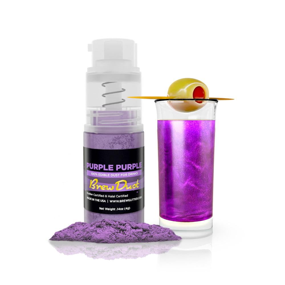 Purple Purple Brew Dust Mini Spray Pump (4 gram) Edible Drink Dust for ...