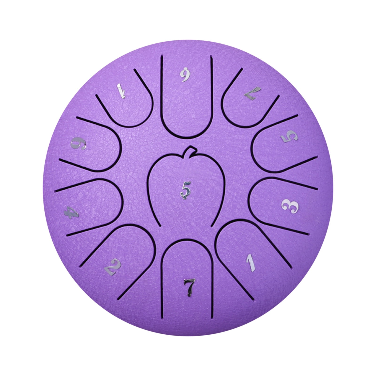 Purple Purple Steel Tongue Rain Drum, 6 Inch 11 Note Little Apple ...