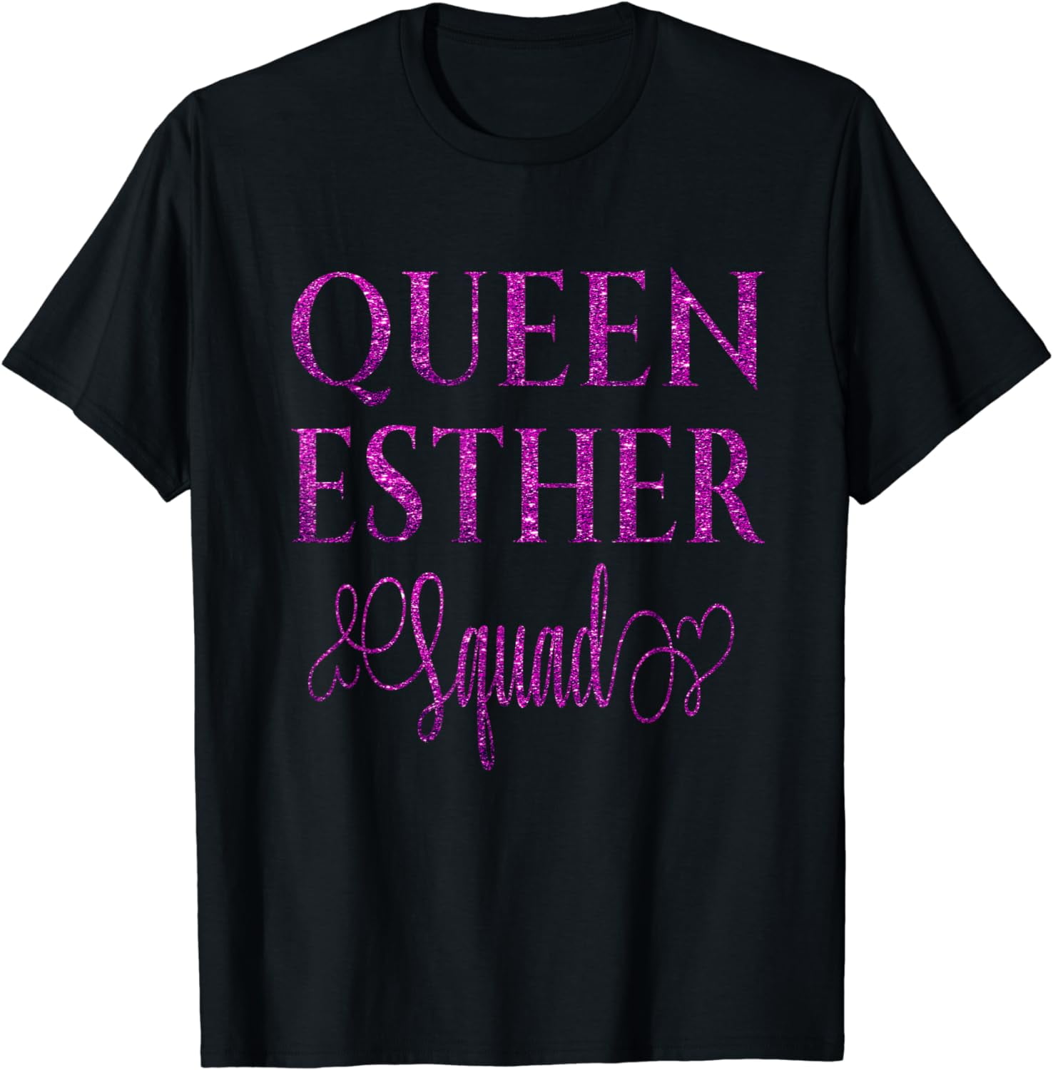 Purple Queen Esther Squad - Bible Character Purim Costume T-Shirt ...