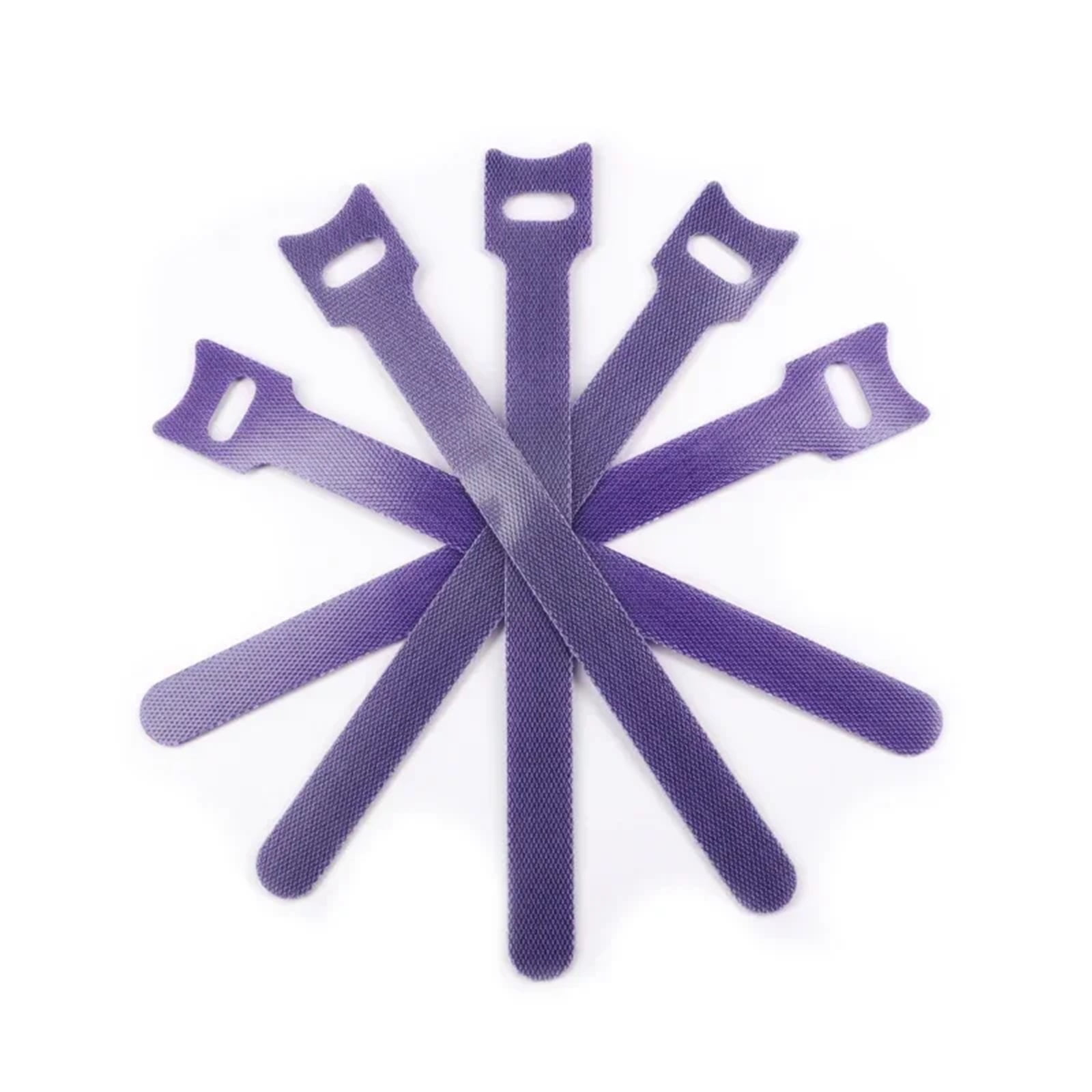 Purple Reusable Fastening Cable Tie Adjustable Cord Ties Nylon Cable ...