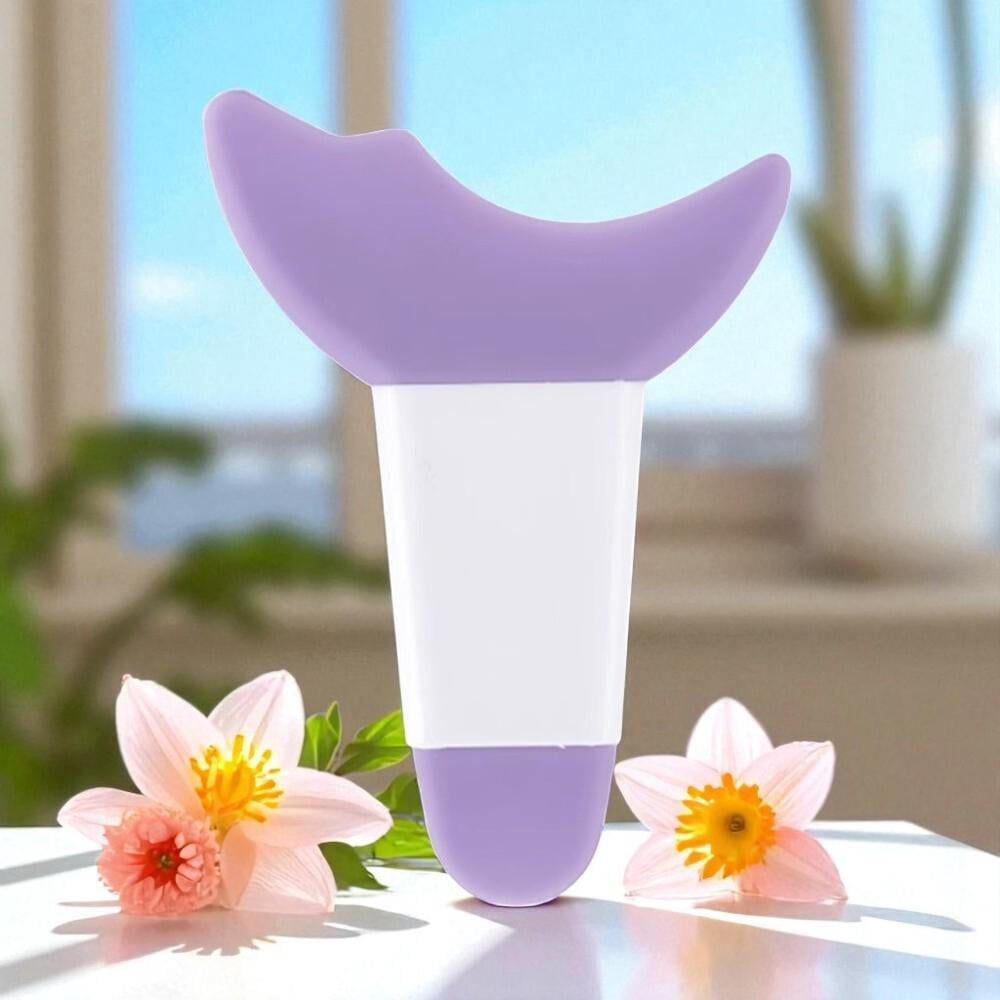 Purple Reusable Silicone Mascara Guard 7x5cm Anti Smudge Eyeshadow ...