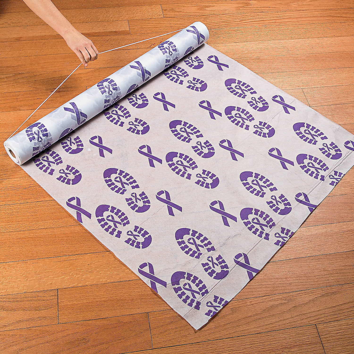 Purple Ribbon Walk Aisle Runner - Party Decor - 1 Piece - Walmart.com