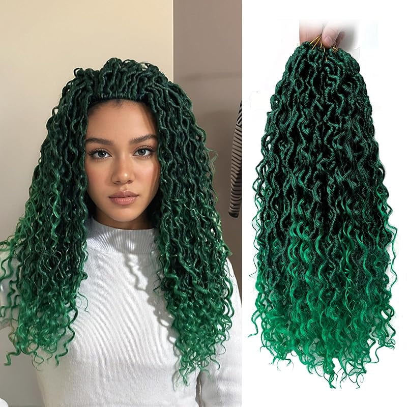 Purple River Locs Crochet Hair for Black Women 128 Strands 14" Short ...