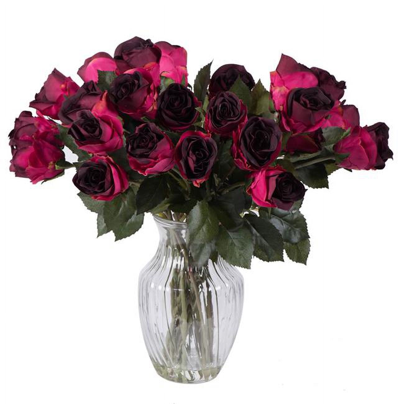 Purple Rose Arrangement Everyday Floral - 16 in. - Walmart.com