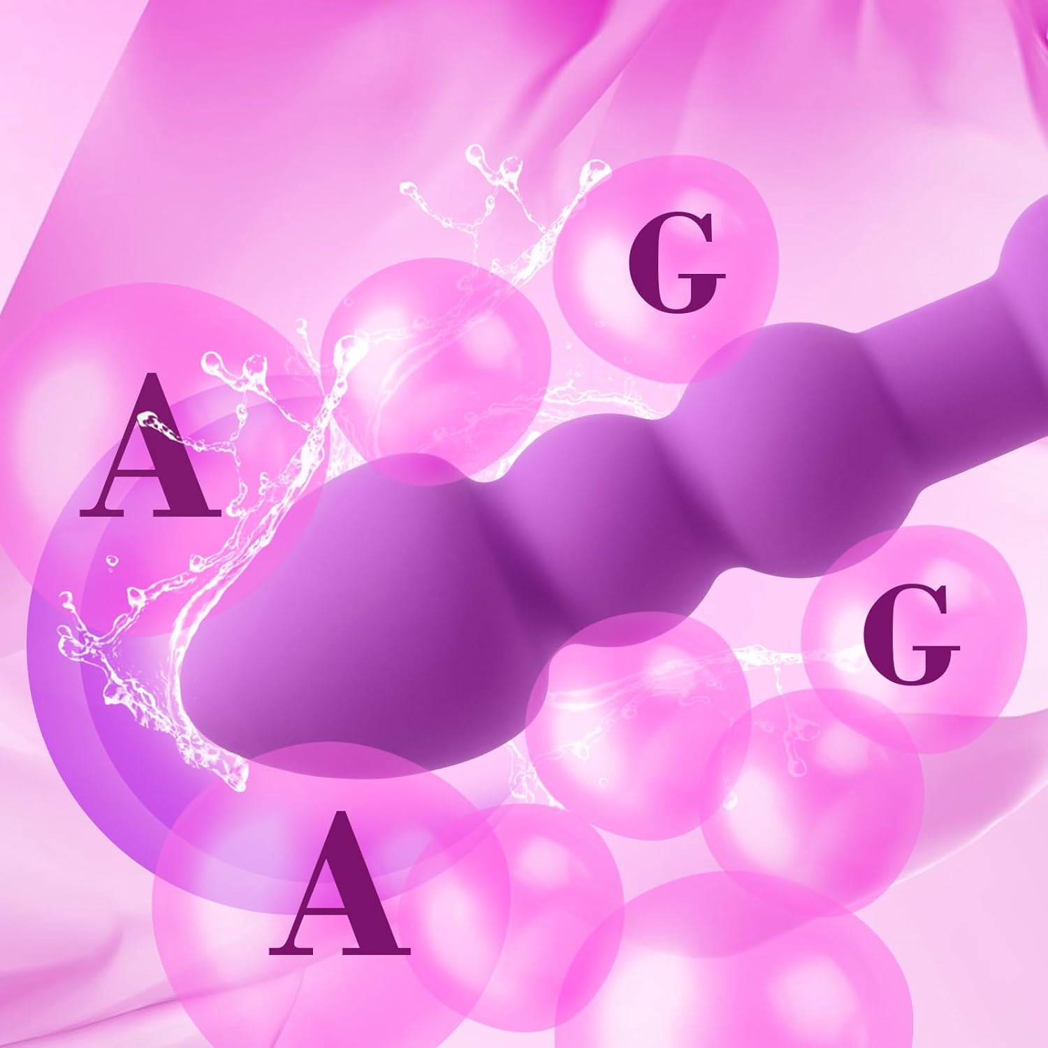 Purple Round Head Massage Gun Heads, Deep Tissue Massager Attachments ...