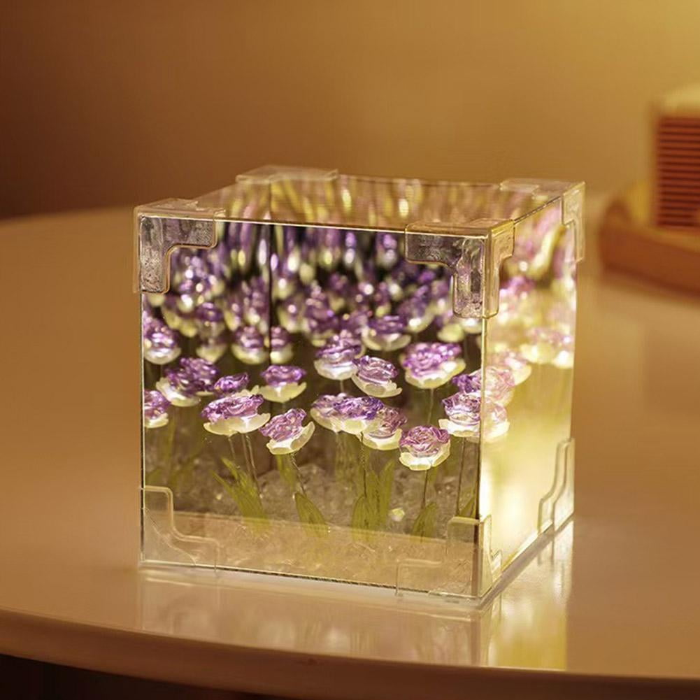 Purple Rubiks Cube Rose B Crossborder Rubiks Cube Rose Flower Sea Diy ...