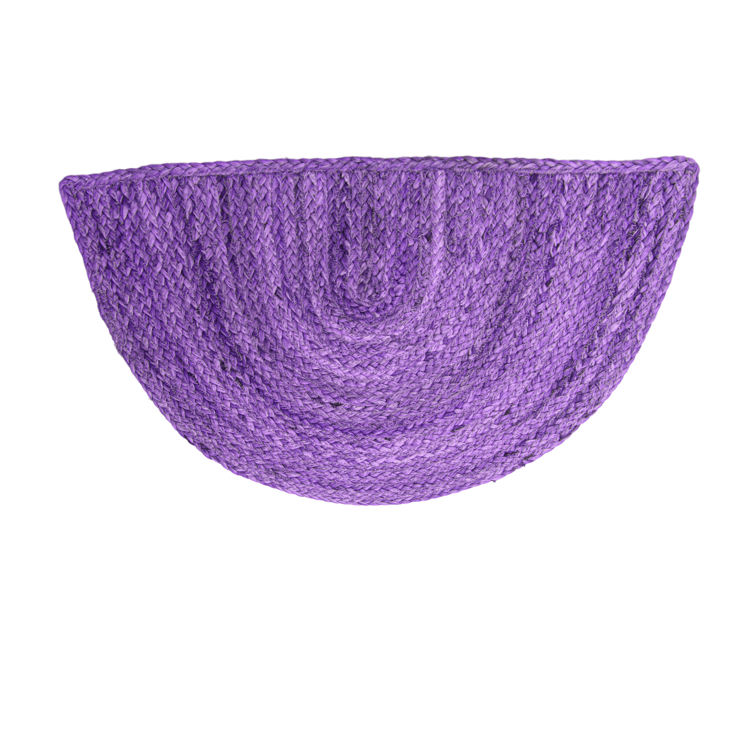 Purple Semi Circle Accent Jute Rug - Walmart.com